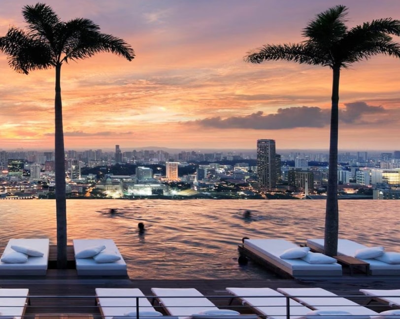 Marina Bay Sands Hotel Singapore Infinity Pool