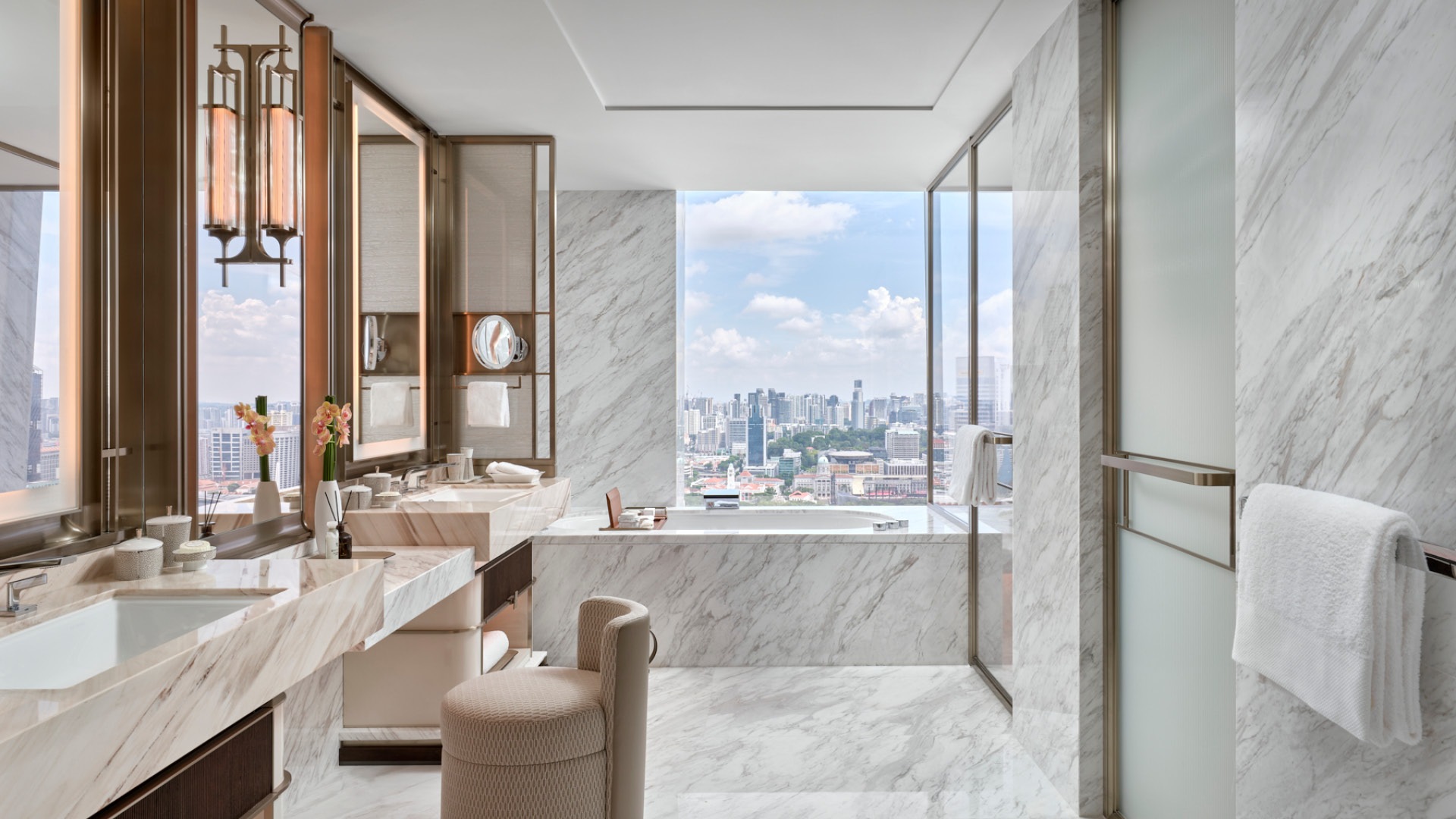 Paiza Premier Suite with Karaoke microphones | Marina Bay Sands