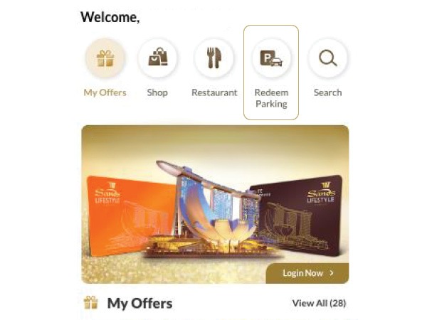 Parking Redemption Guide | Sands LifeStyle | Marina Bay Sands