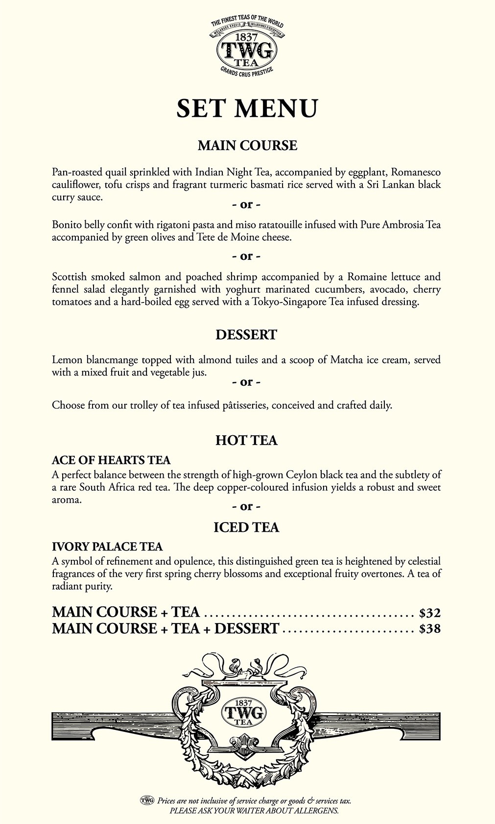 TWG Tea Salon & Boutique | Restaurant in Singapore | Marina Bay Sands