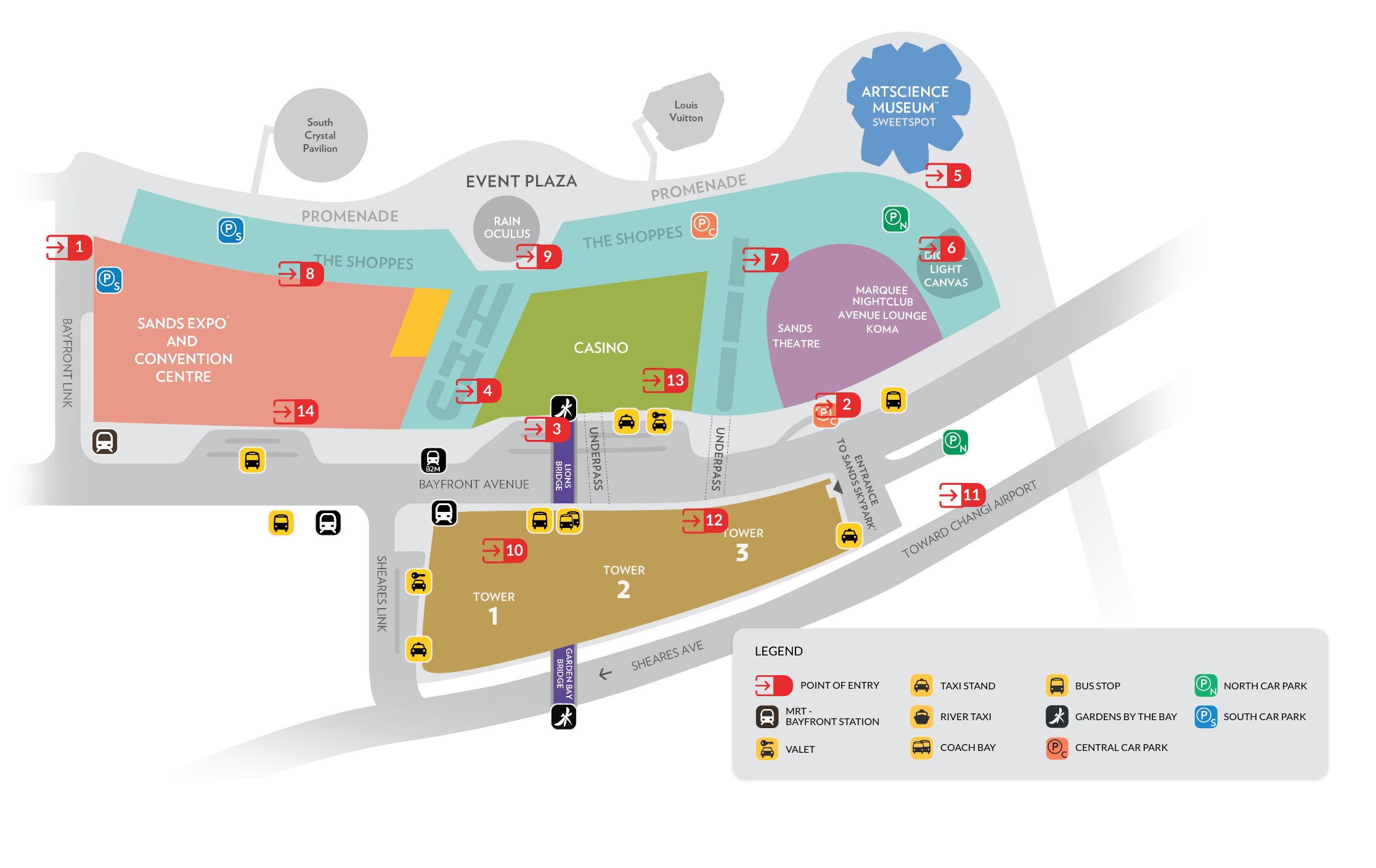Marina Bay Sands Opening Hours