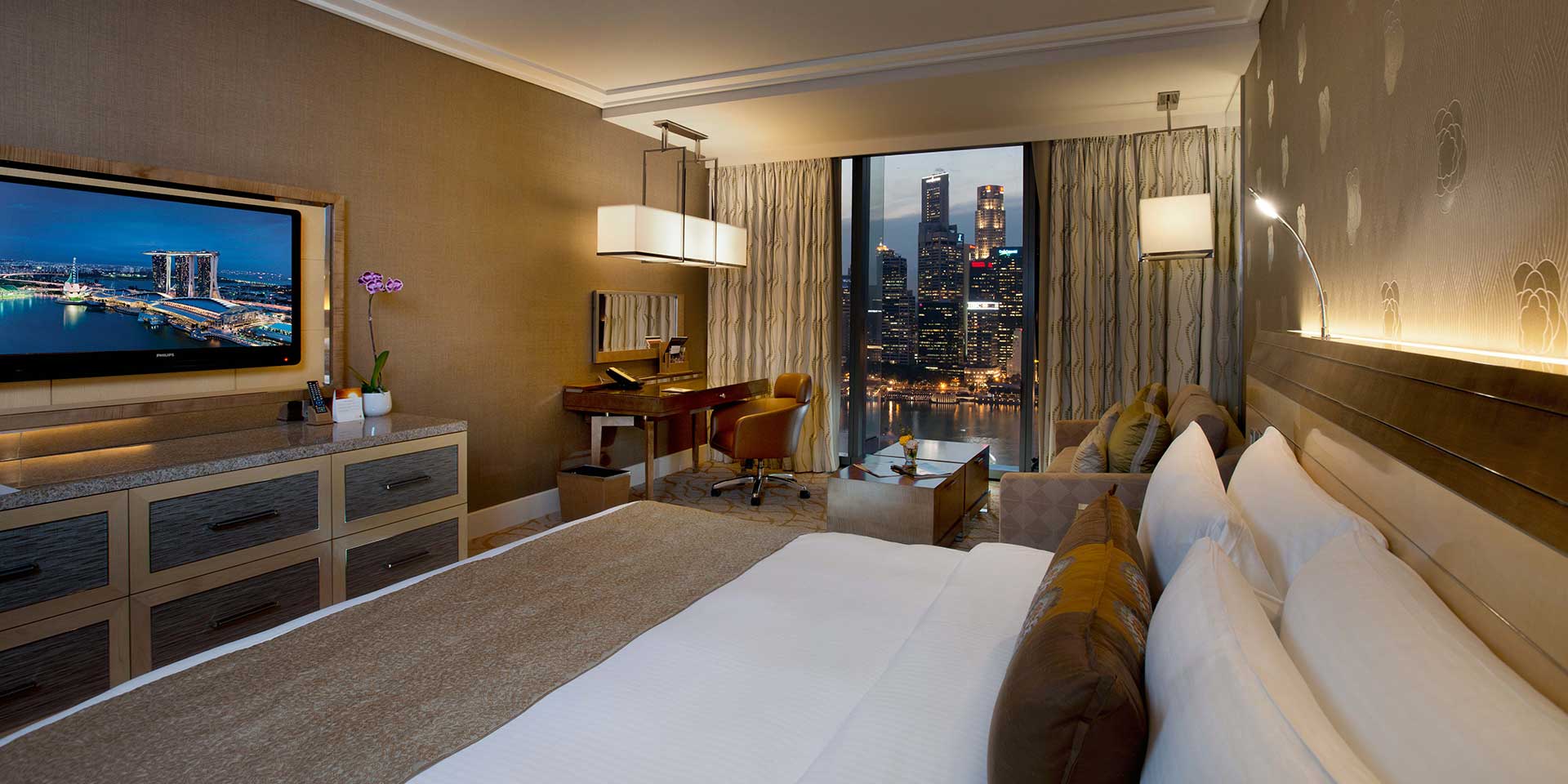 Deluxe Room In Marina Bay Sands Singapore Hotel