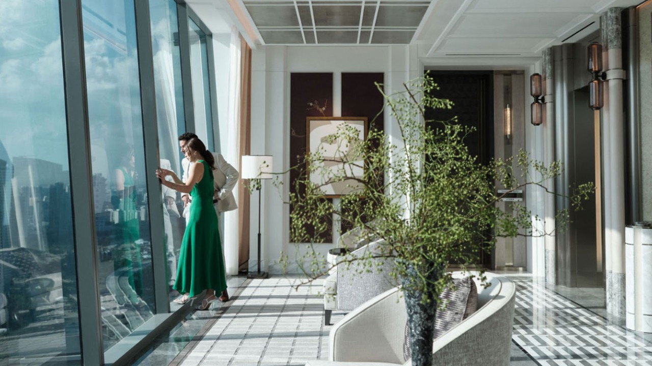 Paiza Premier Suite with Karaoke microphones | Marina Bay Sands